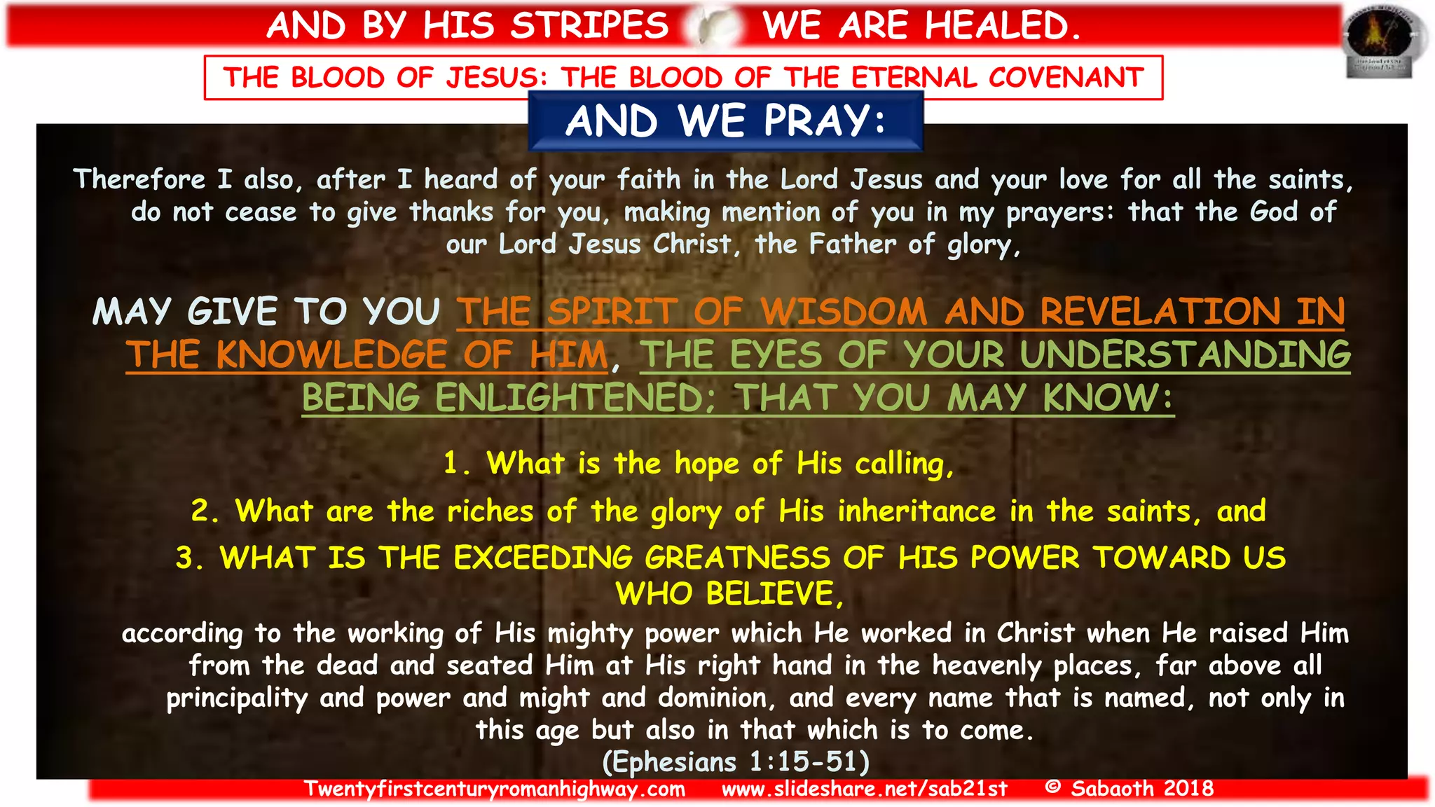 QUICKENING - Spiritual ‘Jump-start’ from the Holy Spirit | PPT