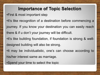 Quickest & easiest way to choose your research topic 7 | PPT