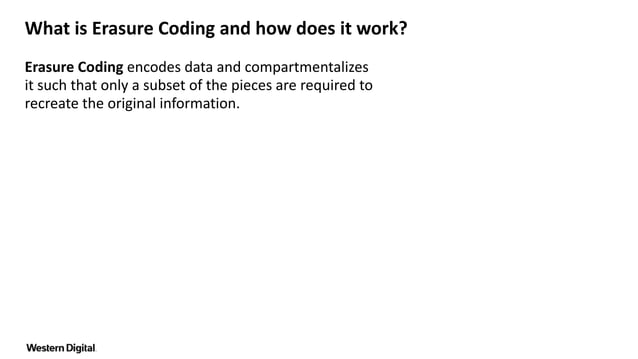 Quick Faq - Erasure Coding | PPT