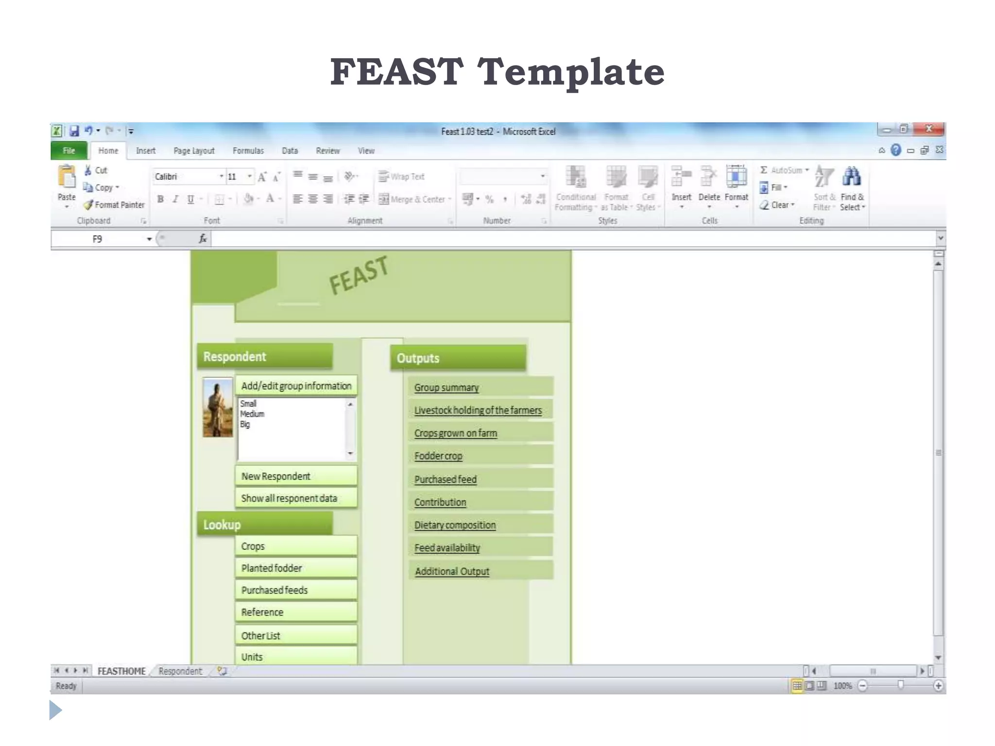 FEAST—The Feed Assessment Tool | PPTX