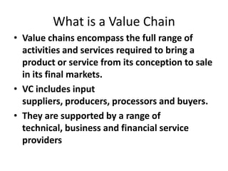 Introduction to value chain analysis | PPTX