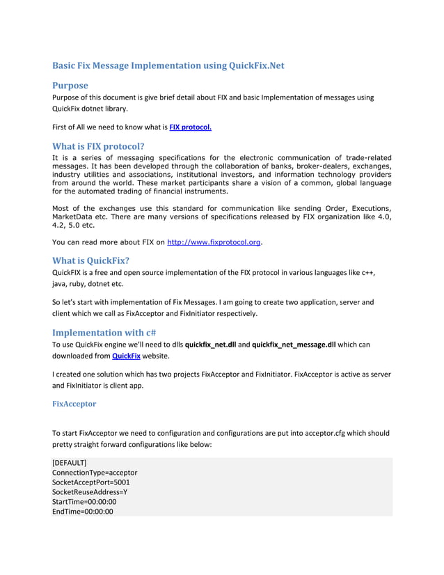 Quick Fix Sample | PDF