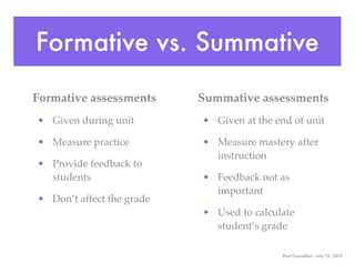 Quick Formative Assessment With MasteryConnect | PPT