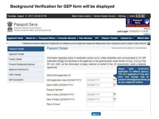 steps to apply for background verification | PPTX