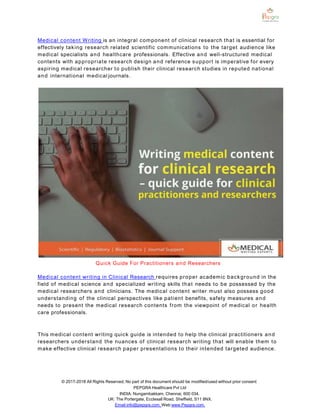 Quick guide for clinical practitioners and researchers | PPTX ...