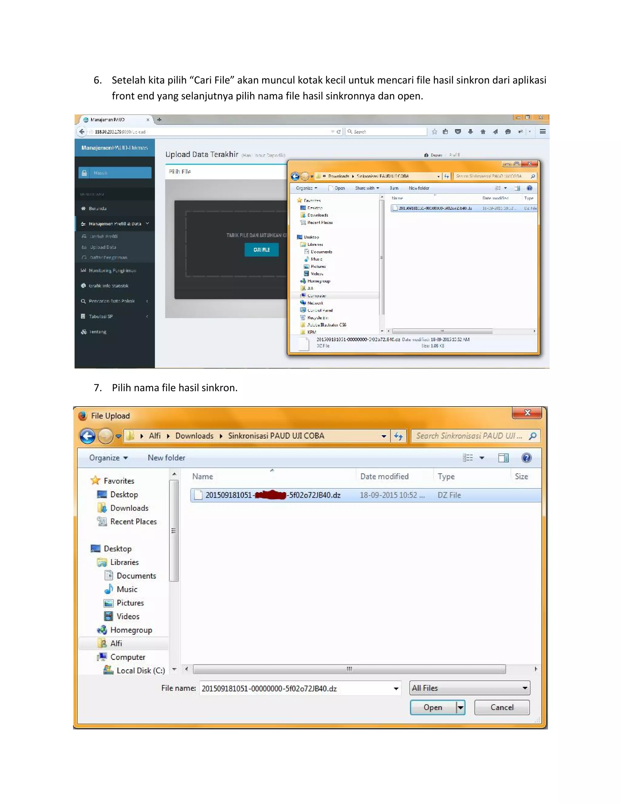 Quick guide front_end | PDF