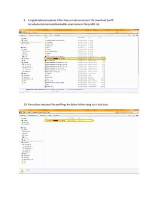 Quick guide front_end | PDF