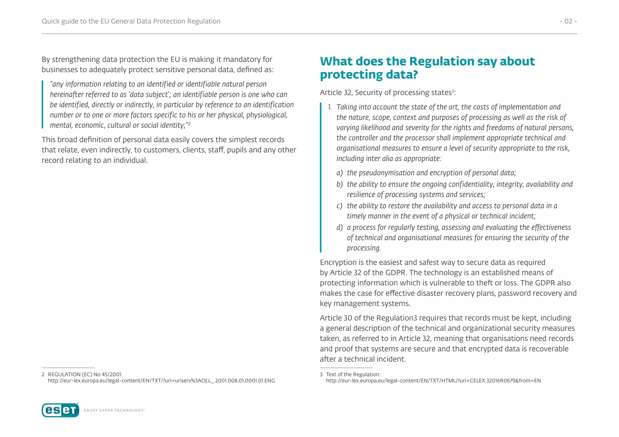 Quick guide gdpr | PDF