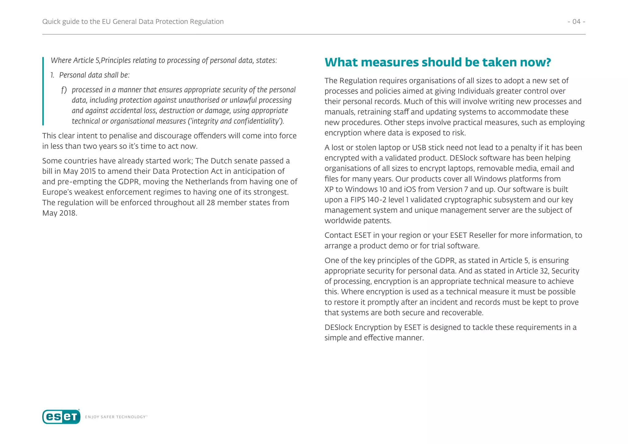 Quick guide gdpr | PDF