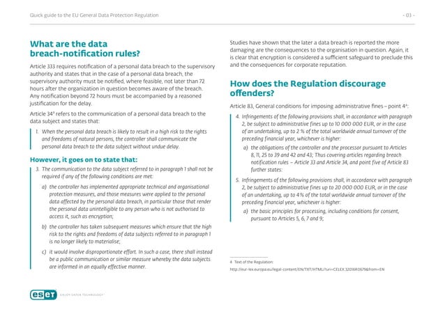 Quick guide gdpr | PDF