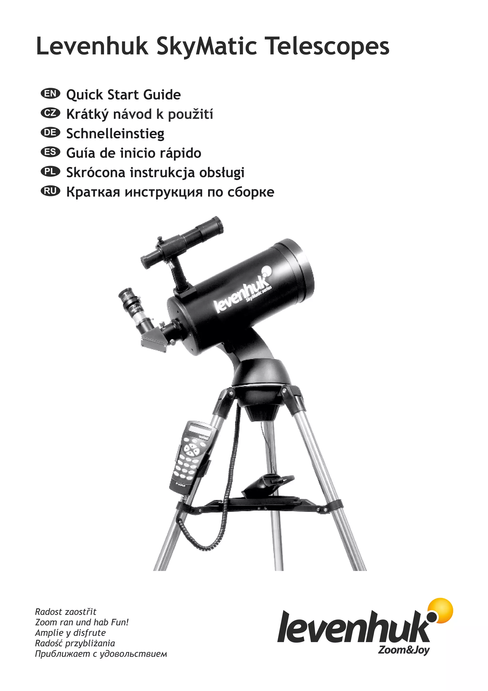 Quick guide | Levenhuk SkyMatic Telescopes | Optics Trade | PDF