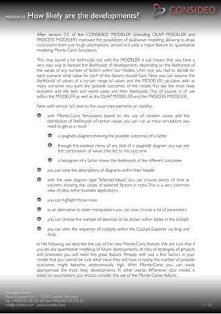 Quick Guide Monte Carlo Modeler | PDF