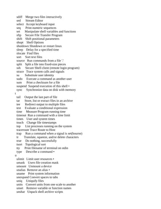 Quick guide of the most common linux commands | PDF