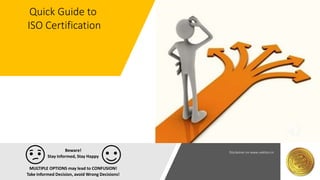 Quick Guide to ISO Certification | PPSX