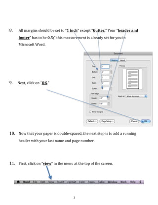 Quick guide to mla format mac 08 | PDF