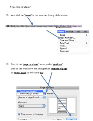 Quick guide to mla format mac 08 | PDF