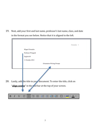 Quick guide to mla format mac 08 | PDF