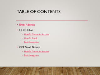 Quick Guide to Navigating CCF Portals | PDF