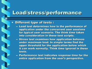 Quick guide to plan and execute a load test | PPT
