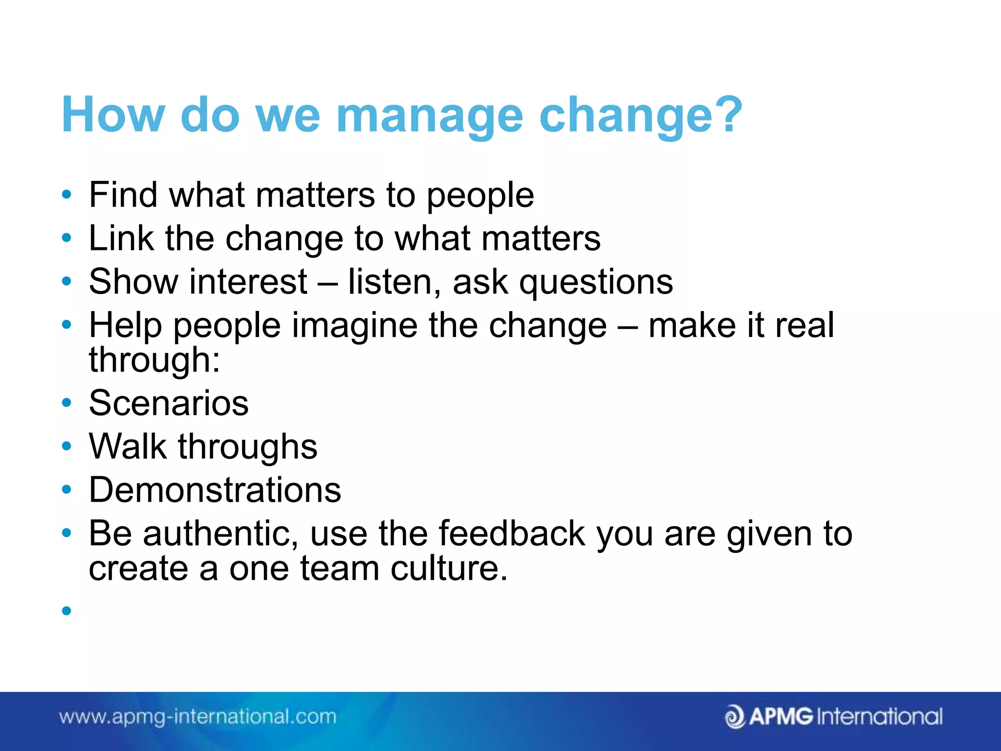 Quick guide to the basics of Change Management | PPTX