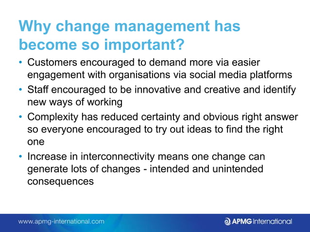 Quick guide to the basics of Change Management | PPT