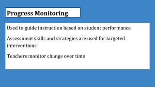 Quick guide to tiered interventions at the elementary school level ...