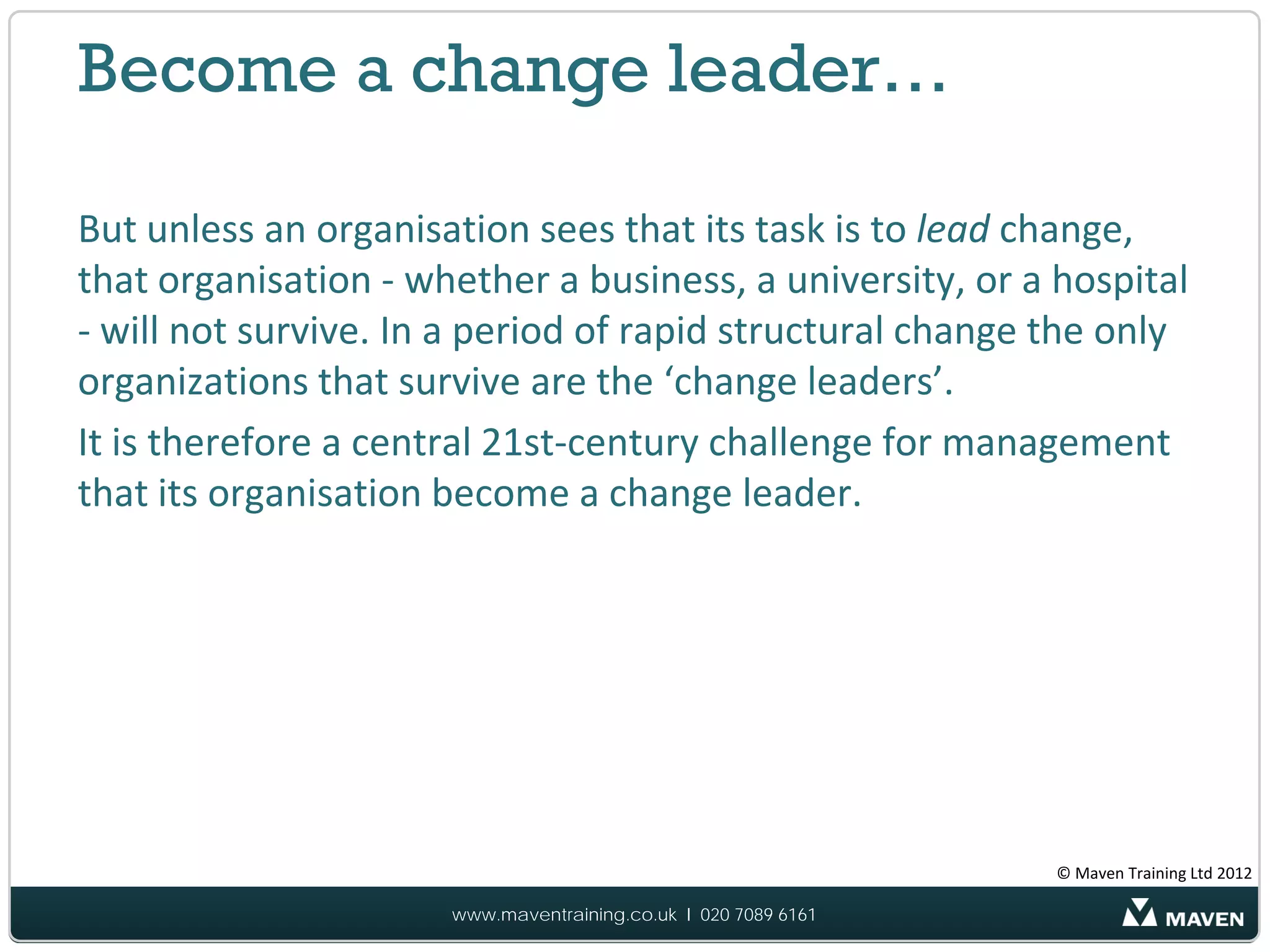 Why is Change Management important? | PDF