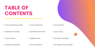 Quick guide to Graphic Designing Basics | PDF