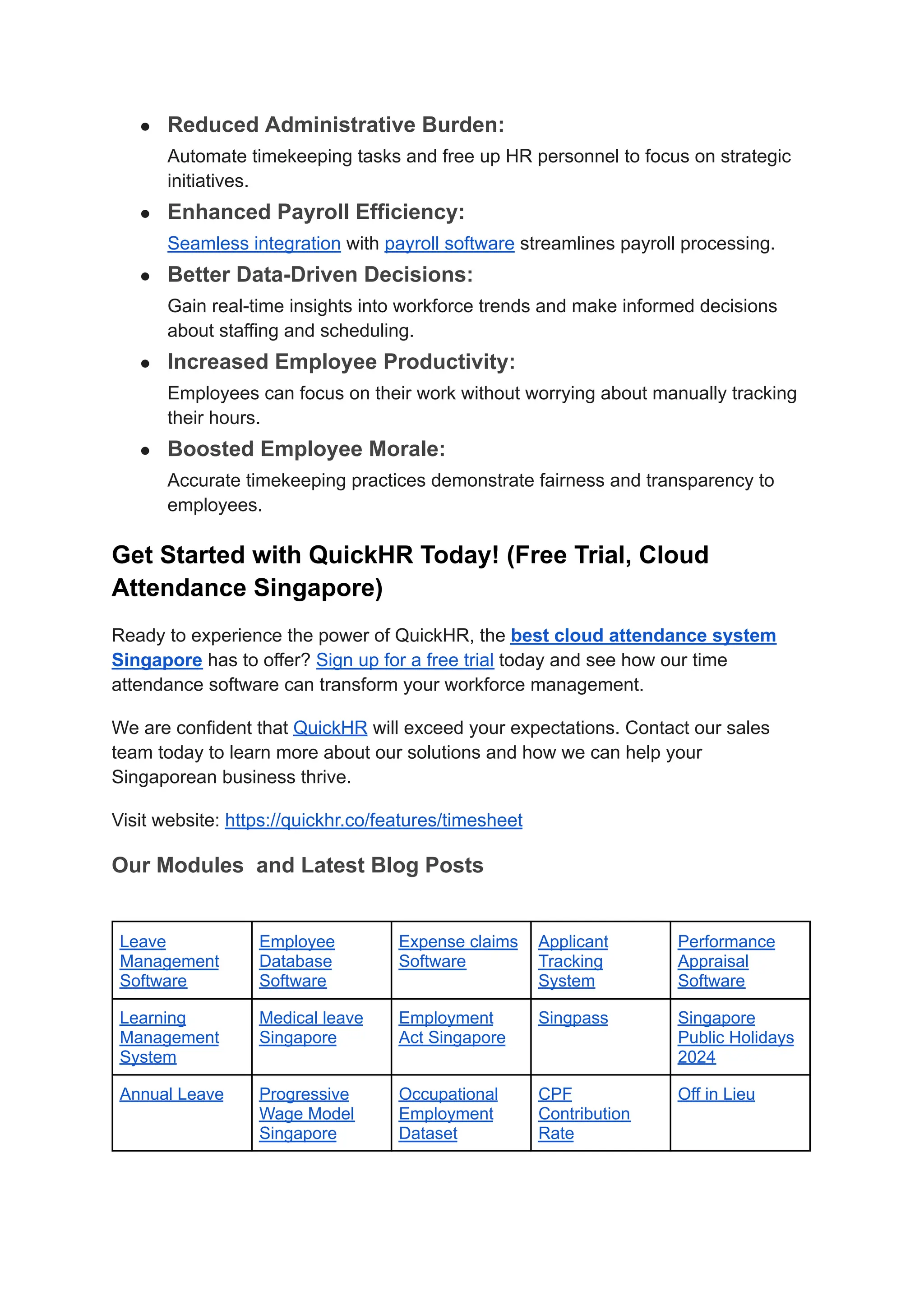 QuickHR_ Best Time & Attendance Tracking System for Singaporean ...