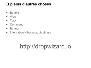 Quickie Dropwizard | PPT