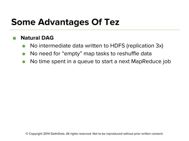 Quick Introduction to Apache Tez | PDF