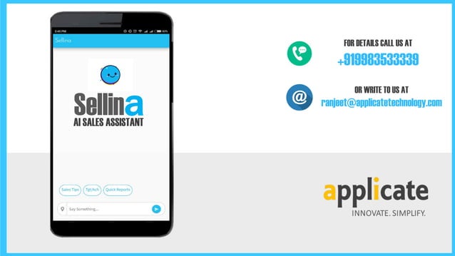 AI Sales Assistant Sellina - Quick Intro | PPT AI Sales Assistant Sellina - Quick Intro | PPT