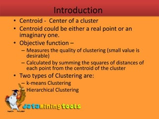 Quick Look At Clustering | PPTX