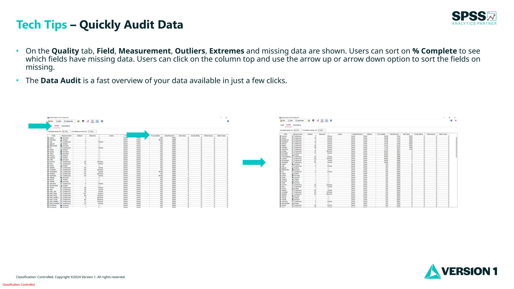 Quickly Audit Data In Ibm Spss Modeler Pptx