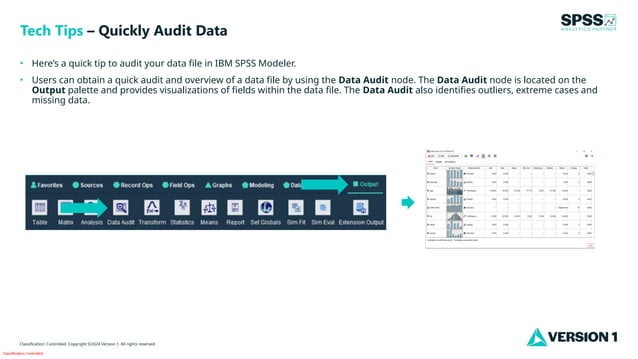 Quickly Audit Data in IBM SPSS Modeler.pptx