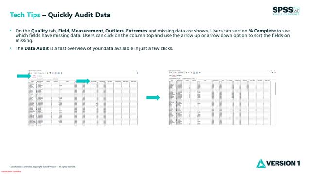Quickly Audit Data in IBM SPSS Modeler.pptx