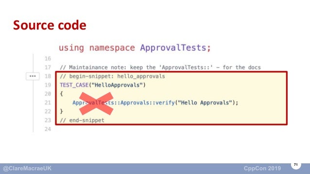 Quickly Testing Legacy C++ Code with Approval Tests