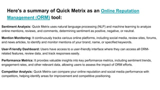 Quick Metrix | PPTX