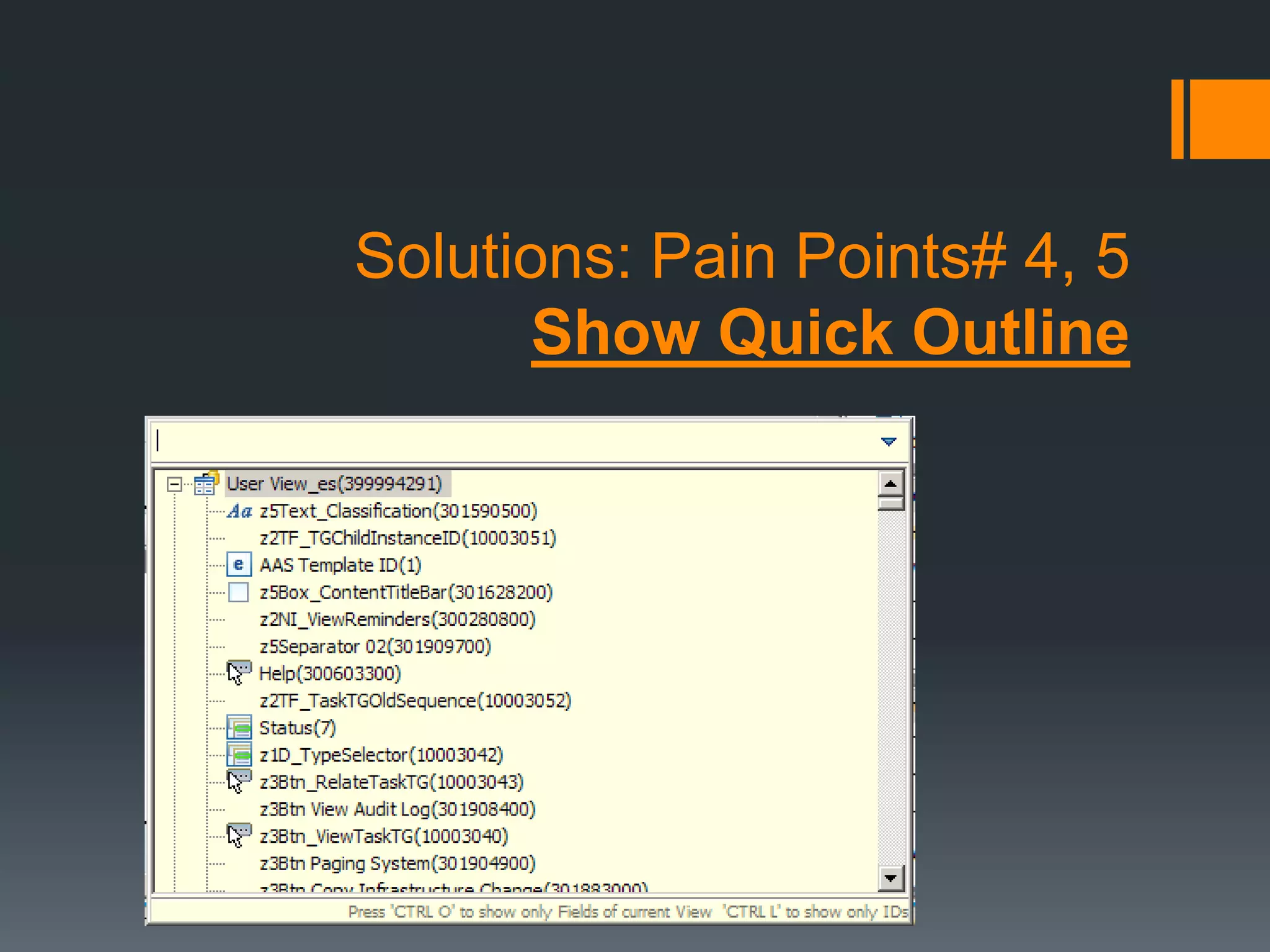Quick Object List and Quick Outline | PPTX | Operating Systems ...