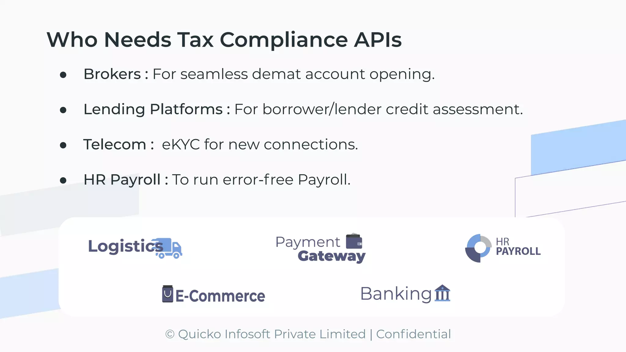 Quicko Tax Compliance APIs | PPT