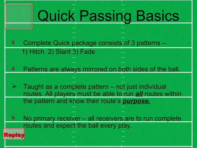 Quick Passing Game | PPT