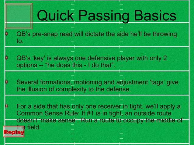 Quick Passingsteinertspartans | PPT | American Football | Sports