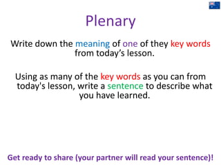 Quick plenaries | PPTX