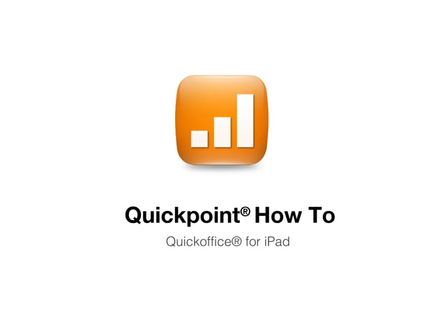 Quickpoint How To | PPT