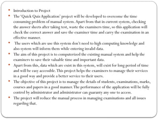 "Comprehensive QuickQuiz Web Application for Education and Assessments ...