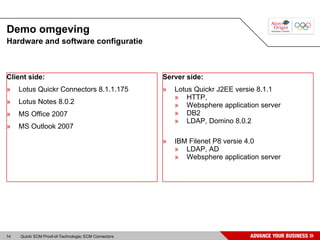 Quickr Connectors and ECM | PPT