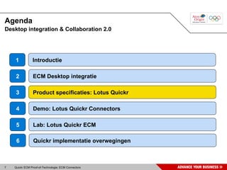Quickr Connectors and ECM | PPT
