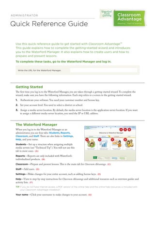 Waterford Quick reference admin | PDF