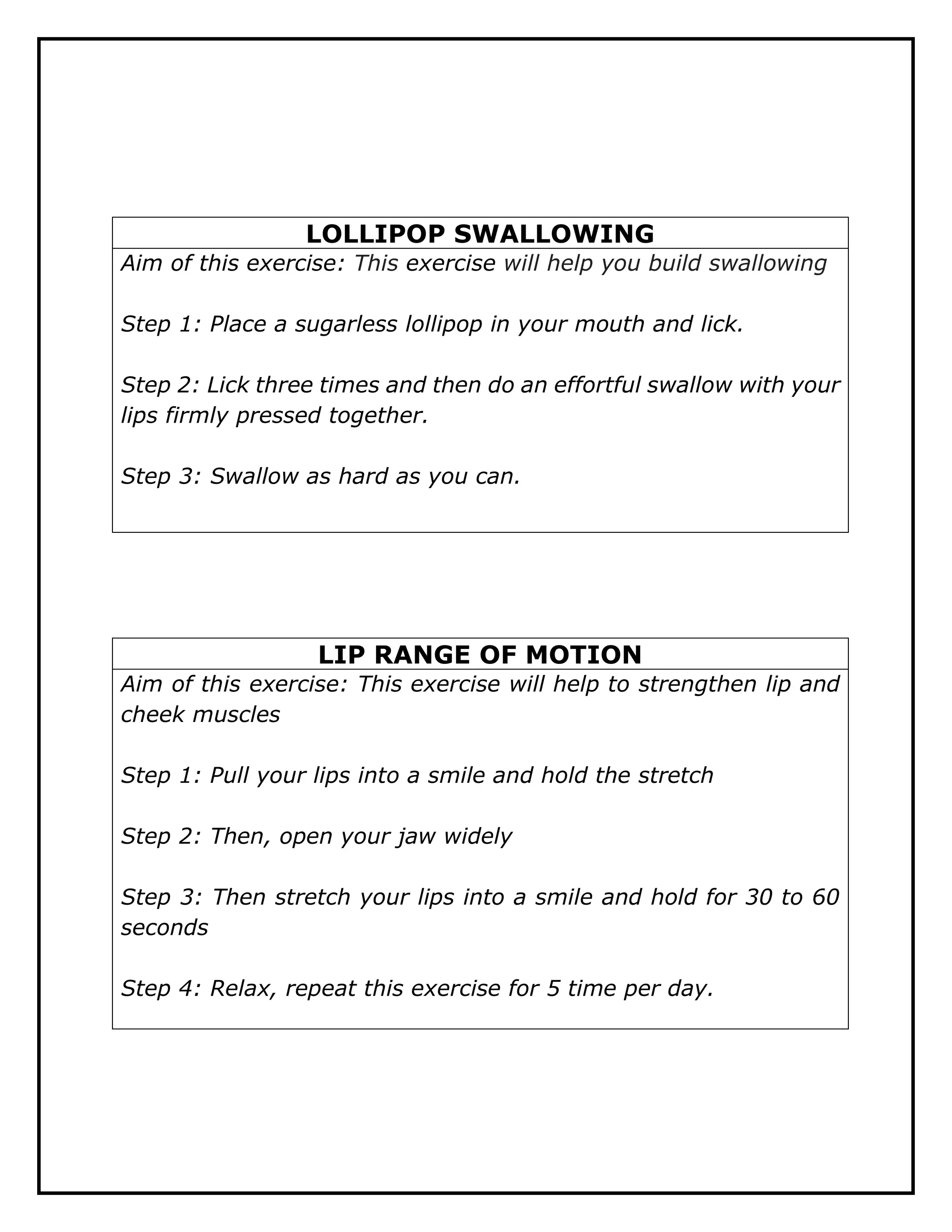 Quick reference for swallowing therapy | PDF