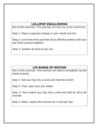 Quick reference for swallowing therapy | PDF